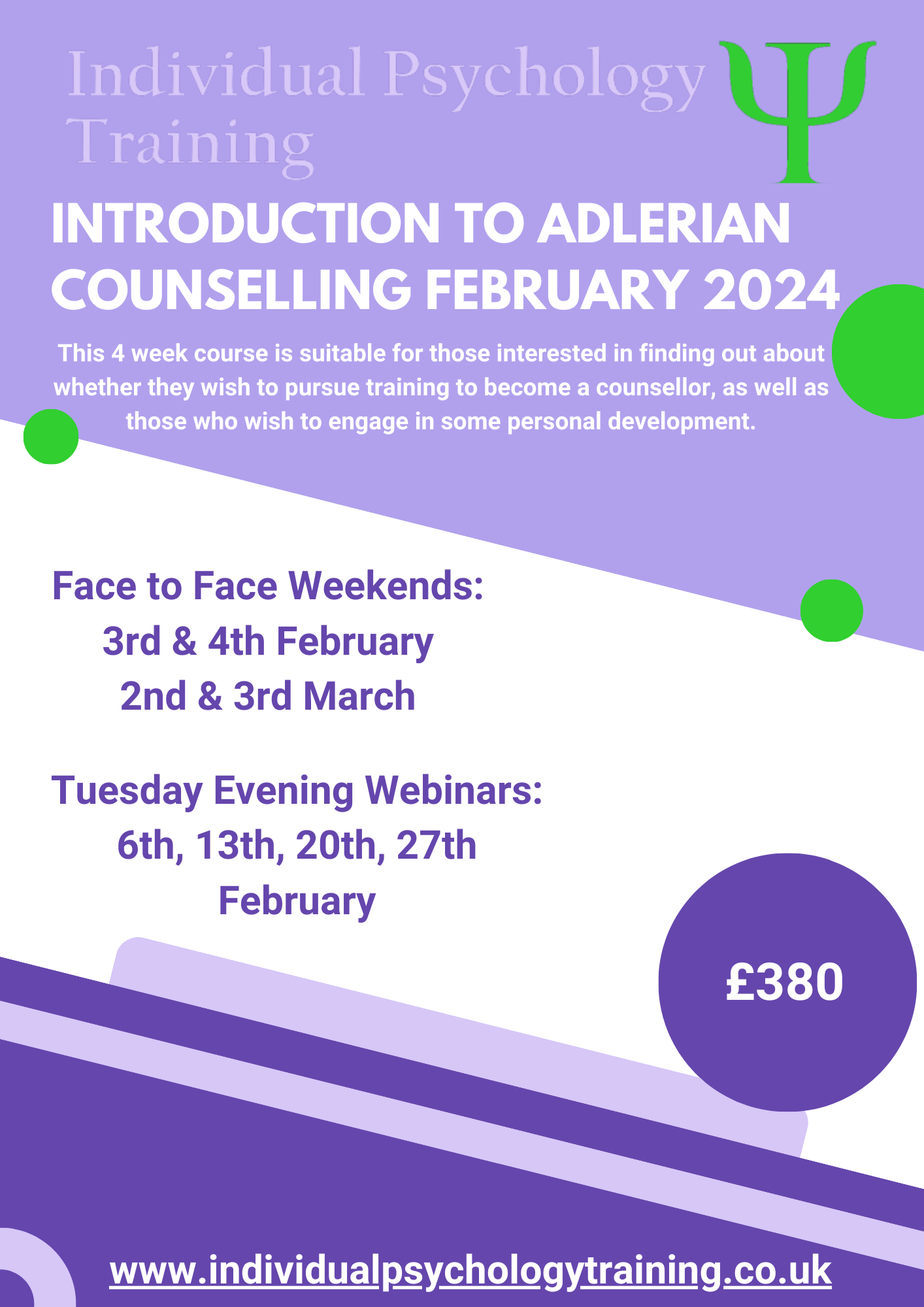 Introduction to Adlerian Counselling – Individual Psychology Training CIC